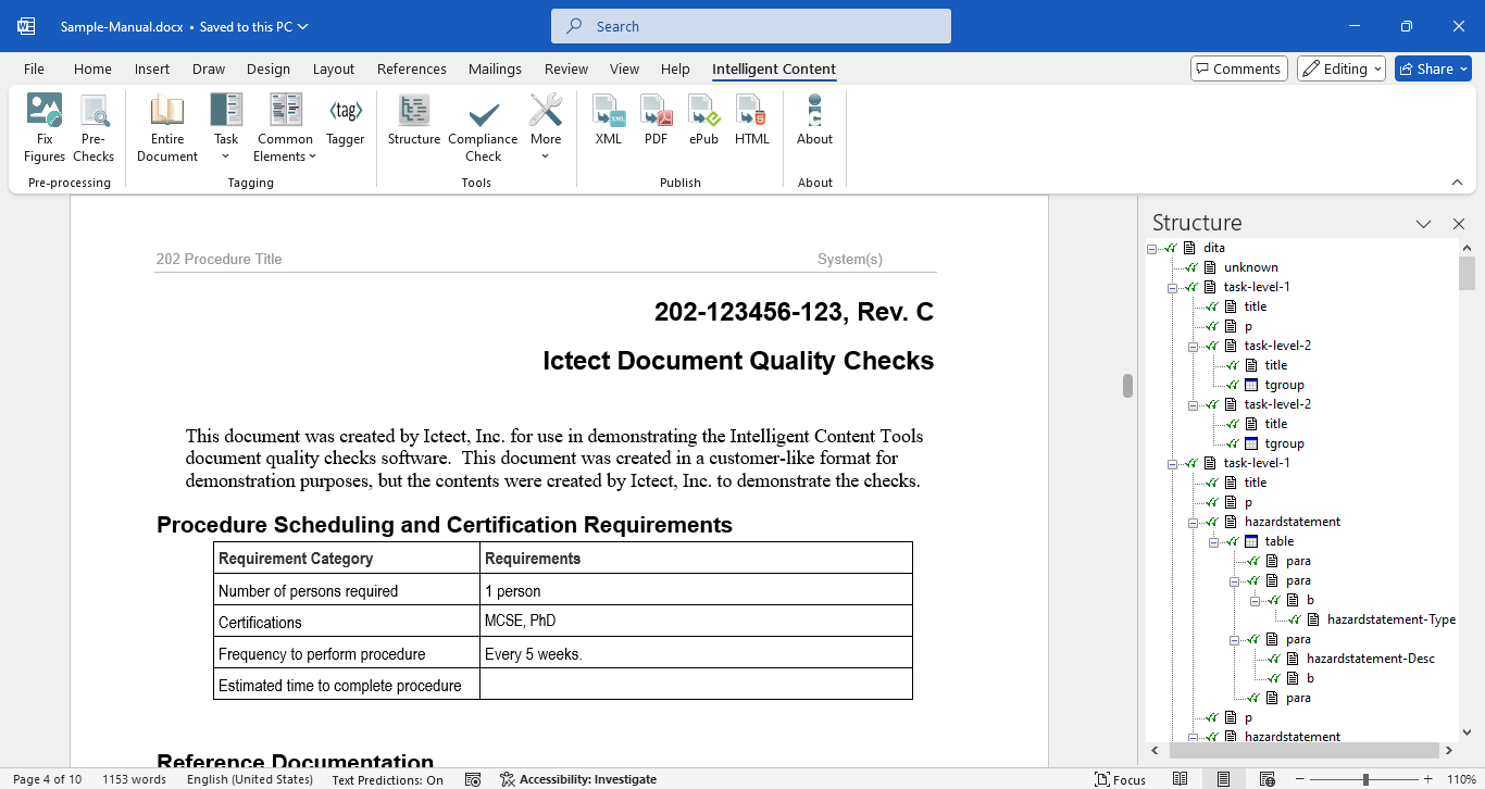 Ictect | Intelligent Content Software for MIL-STD-40051